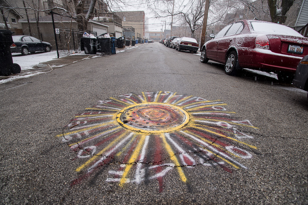 Peace on Earth/ Chicago: A Giant Peace Symbol produced through ...